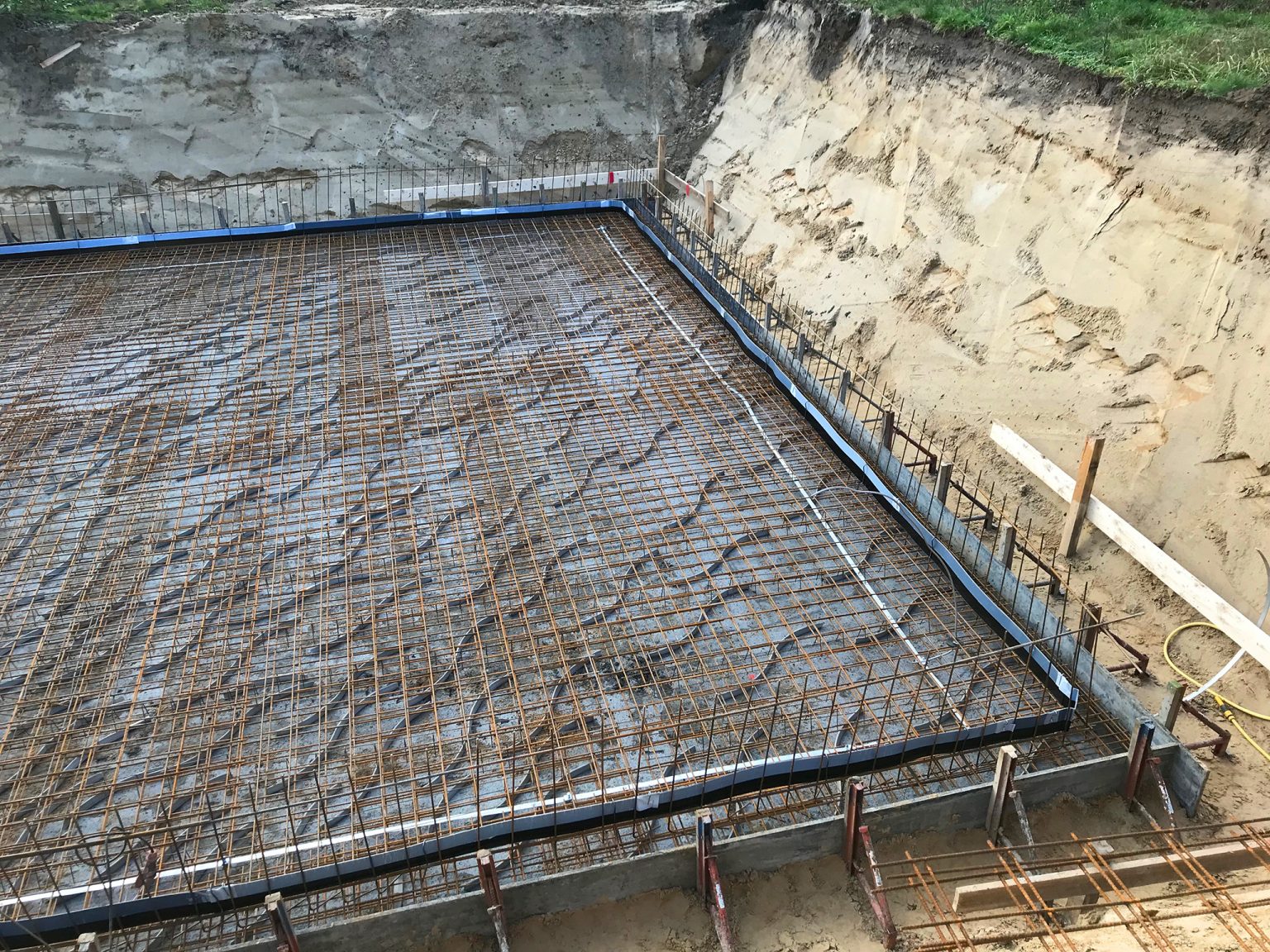 Die Fundamentplatte ist fertig - Haus am See Bau-Blog